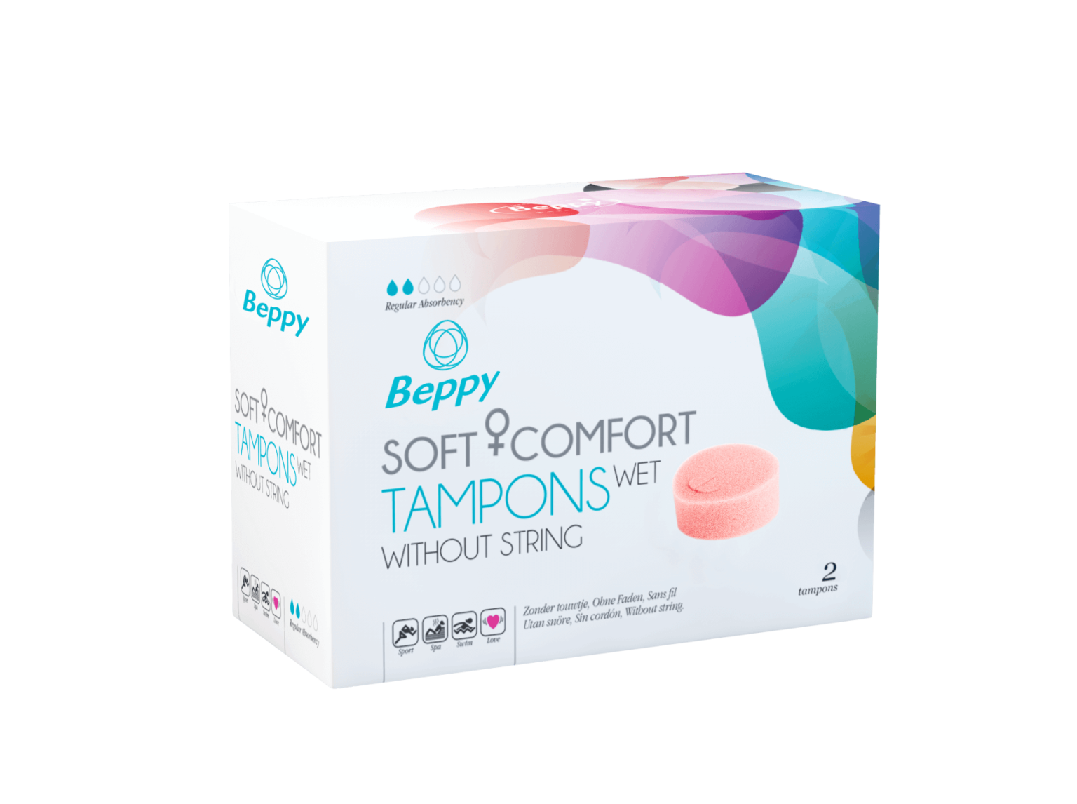 Beppy Soft + Comfort Tampons WET (2pcs.) - Asha International